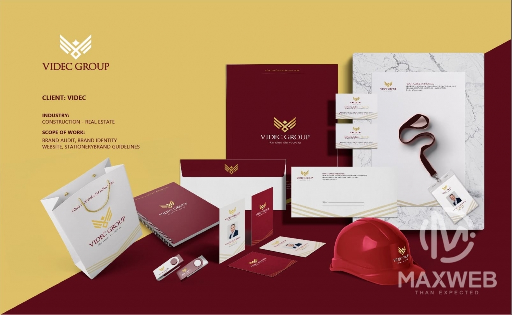 Bộ nhận diện thương hiệu: Tập Đoàn VIDEC