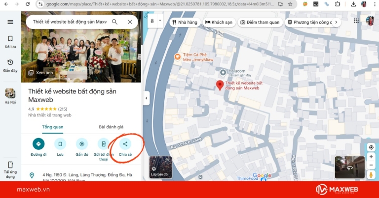 Cách chia sẻ vị trí trên Google map chi tiết,dễ dàng cho bạn