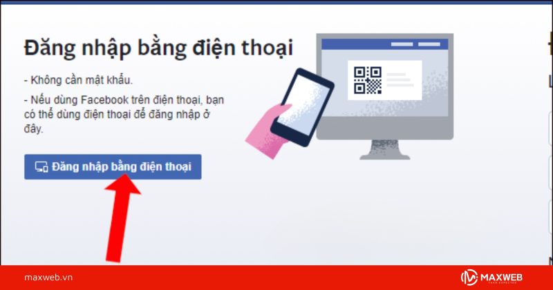 Hướng dẫn cách đăng nhập Facebook bằng mã QR chi tiết